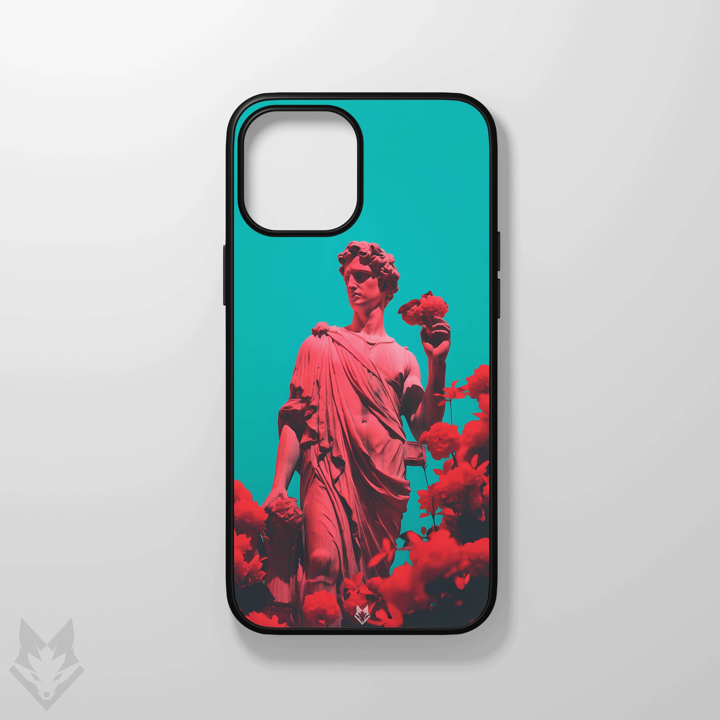 Tempered Glass Glossy iPhone Case Omega Sculpt – Vulpa Design