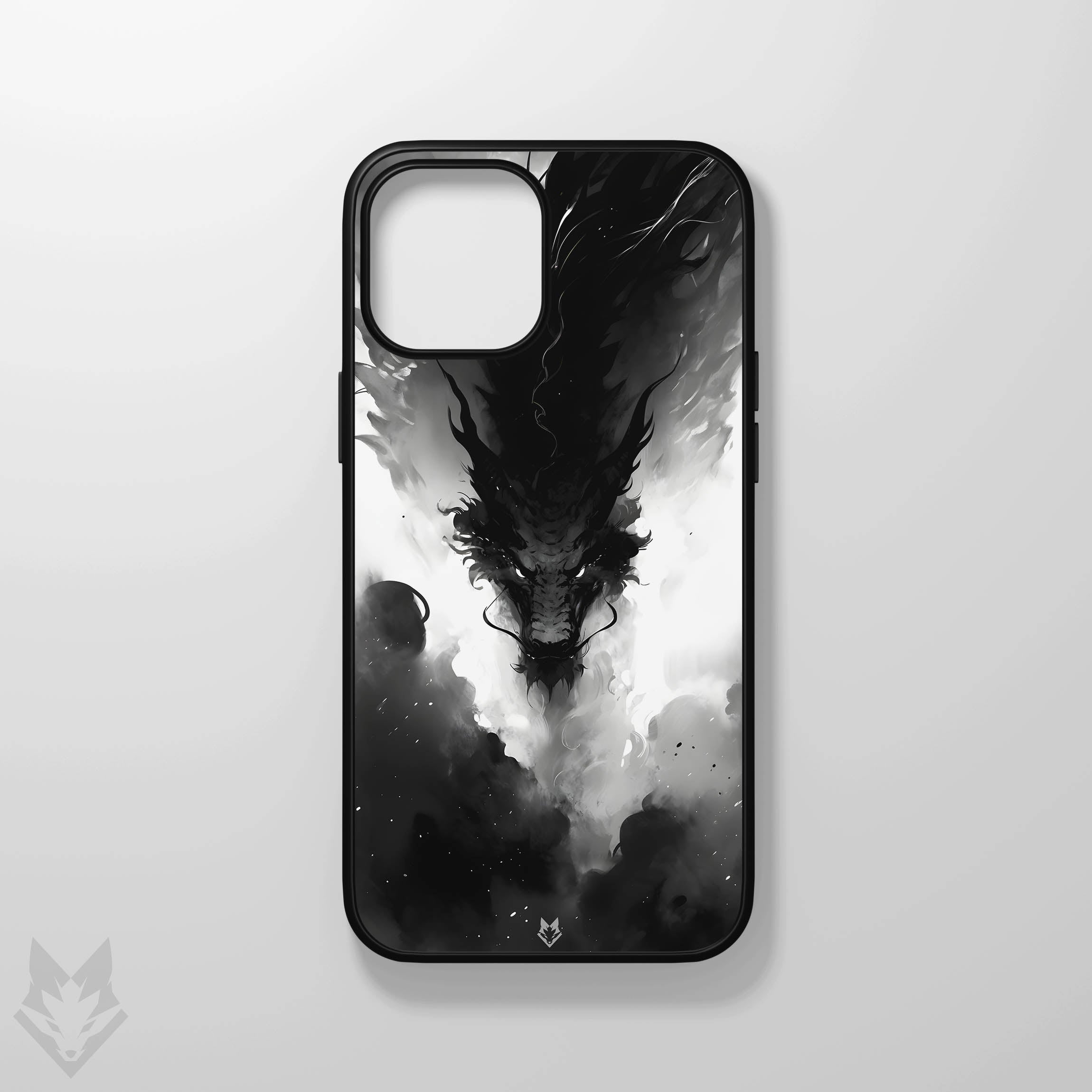Tempered Glass Glossy iPhone Case Omega Flare – Vulpa Design